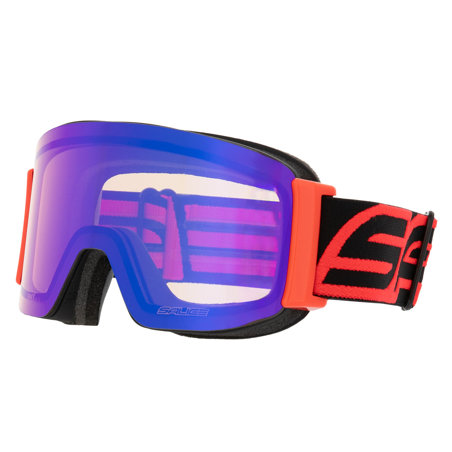 Маска горнолыжная Salice 102RWX Black-Red/Da RWX S1-S3