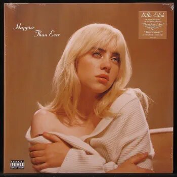 BILLIE EILISH Happier Than Ever 2LP виниловая пластинка