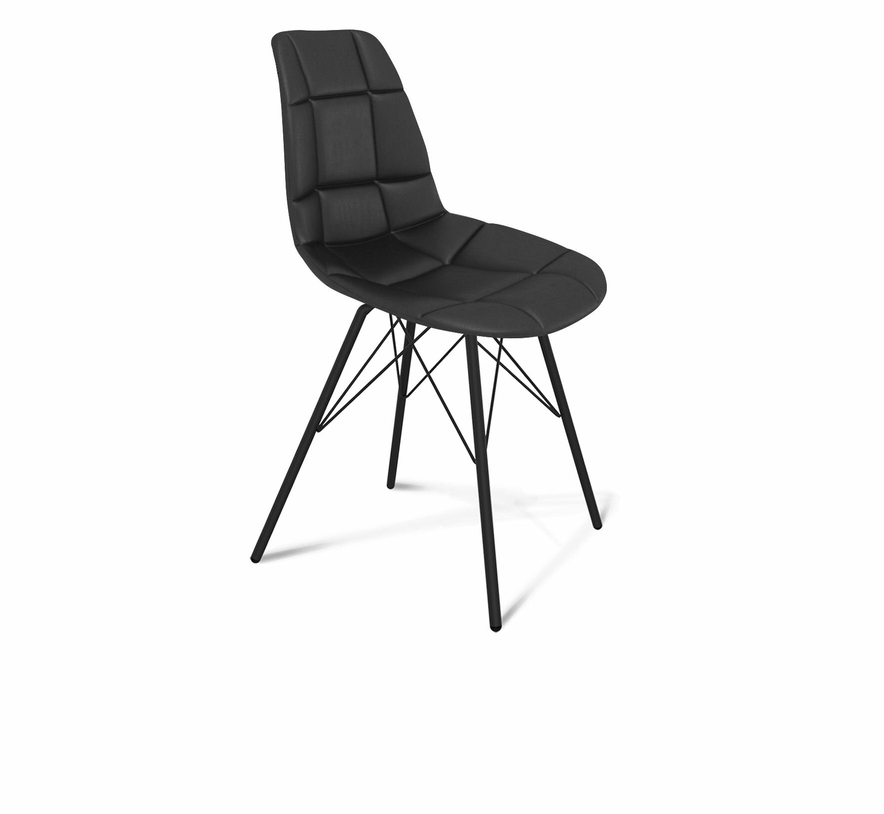 Стулья мягкие, со спинкой, на металлическом каркасе, для кухни, комплект 4 шт, SHT-ST29-C/S37 x4