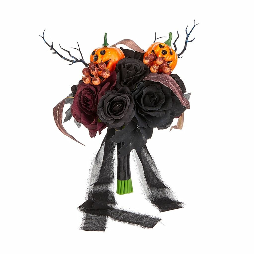 1 букет из тыквы ужасов на Хэллоуин, темный свадебный букет в готическом стиле