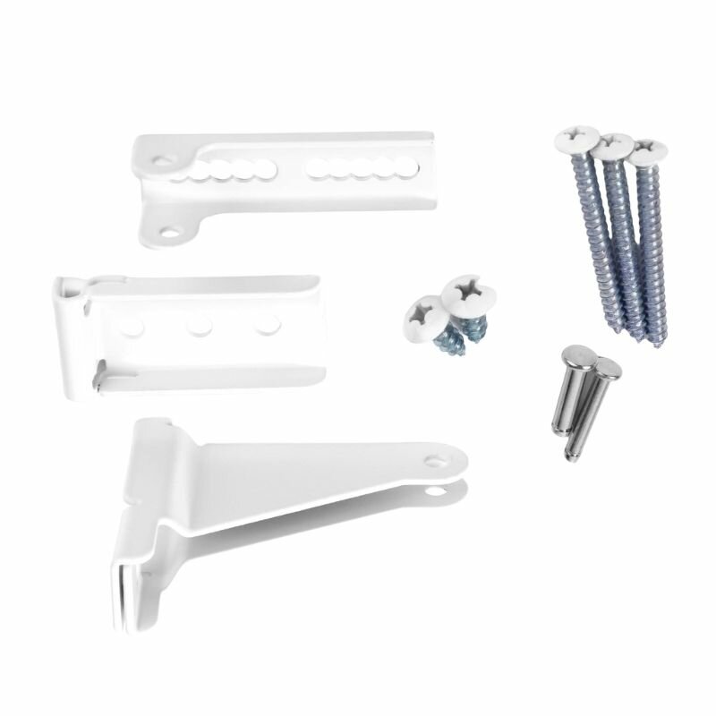 Кронштейн дверного доводчика-белый