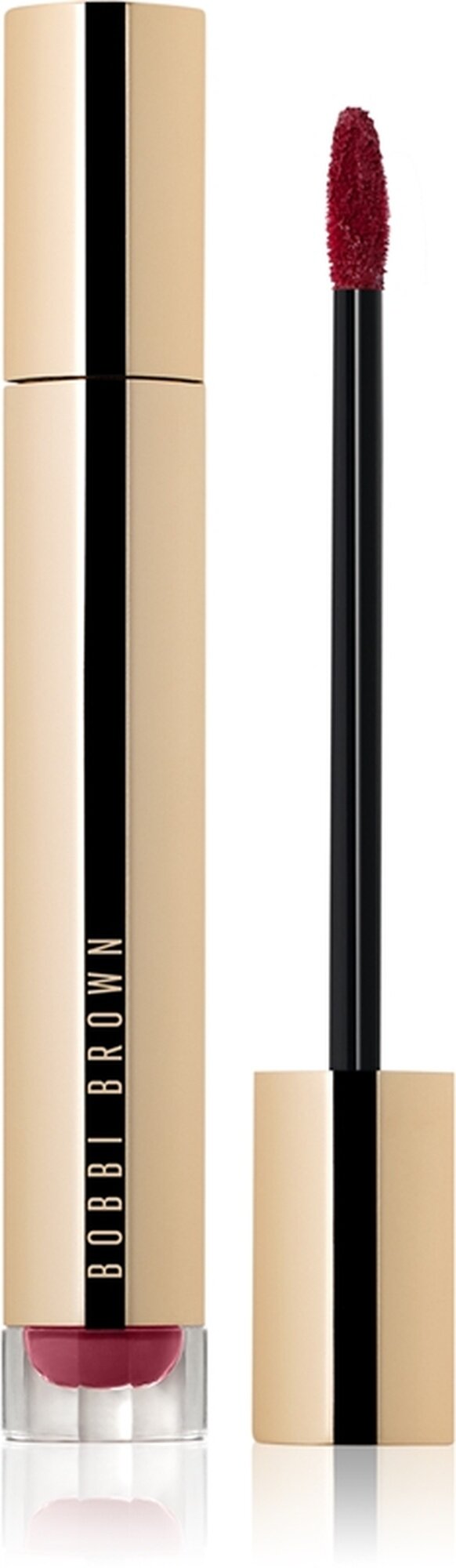 Bobbi Brown Стойкая матовая жидкая помада Glow With Love 6 мл оттенок Plum & Done