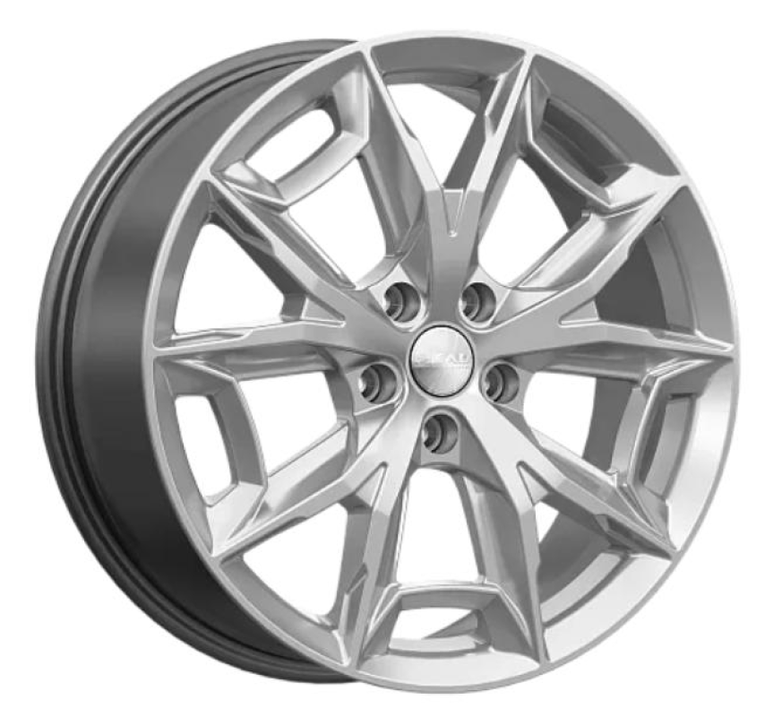 Диск колесный Скад Паркер 7,5x19 5x108 Dia65.1 ET42 цвет селена (серебристый)