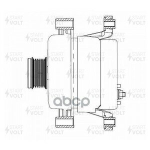 Генератор для а/м astra j (10-)/mokka (13-) 1.4t 130a (lg 2104) STARTVOLT арт. lg 2104