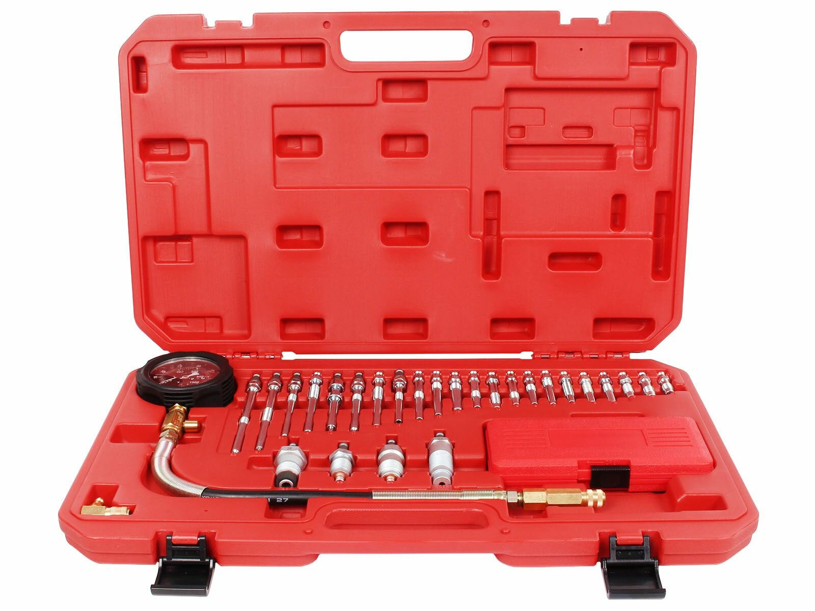 Компрессометр для дизельных двигателей с набором адаптеров JTC-4302