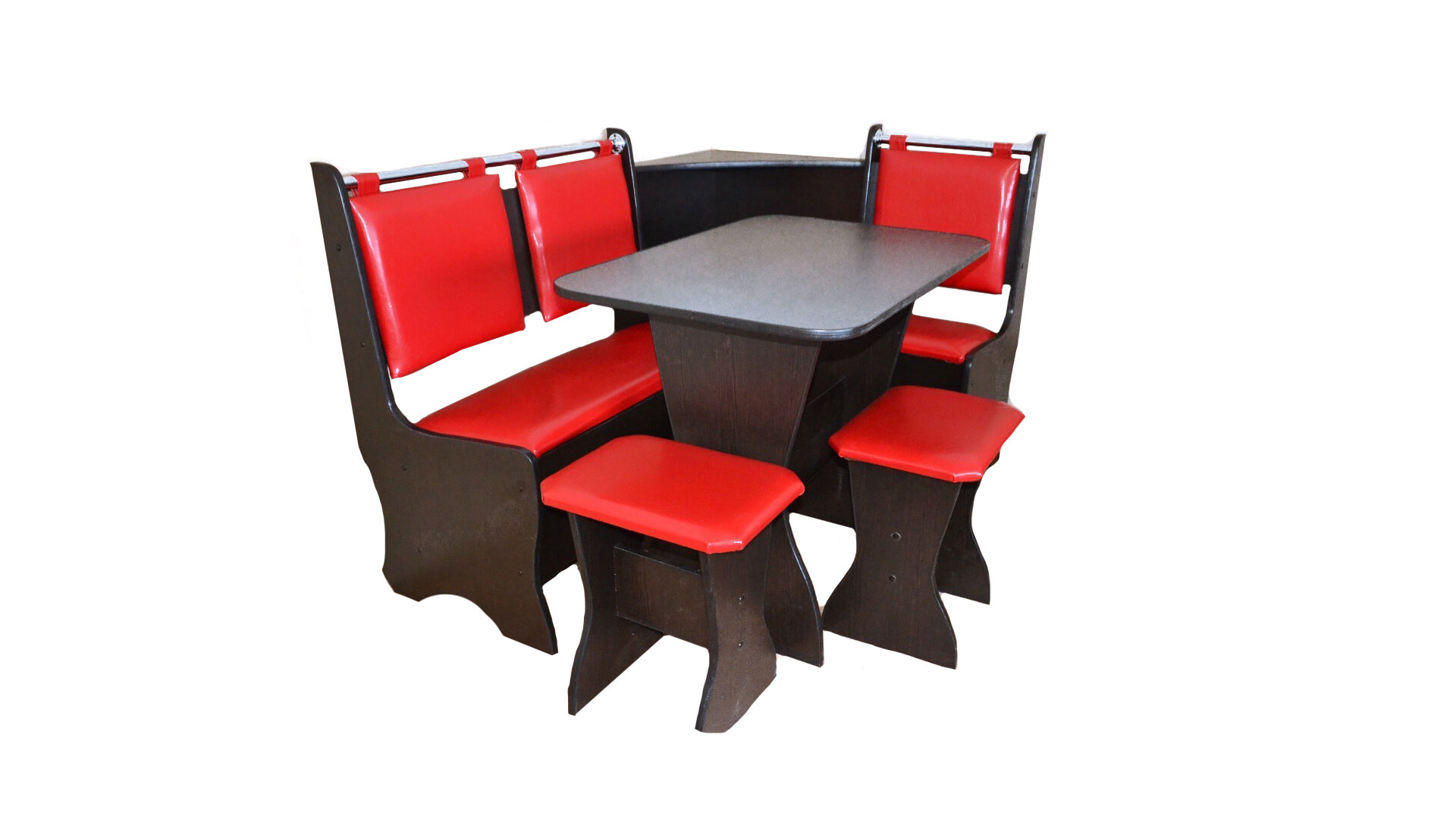 Кухонный уголок Алёнка-15 Венге/Красный