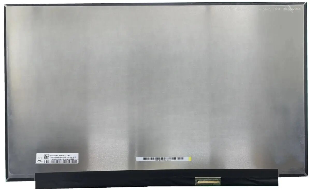 NE156QHM-NY4 NE156QHM NY4 5D11D04810 15,6-дюймовый ЖК-экран для ноутбука Тонкая IPS-панель без сенсорного экрана QHD 2560x1440 EDP 40 контактов 165 Гц