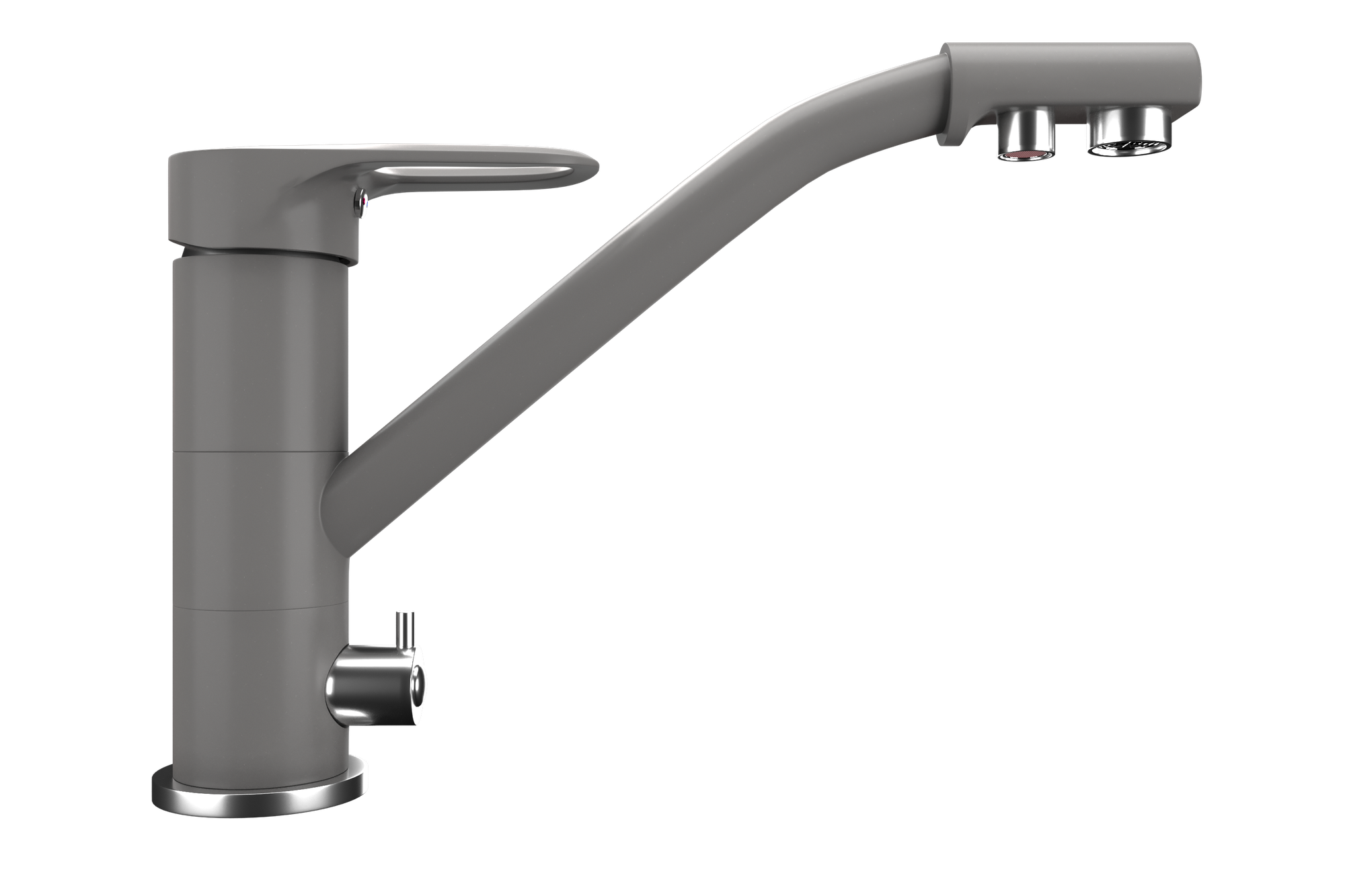 Смеситель для кухни Ulgran Quartz UQ-010-09 цвет Асфальт, качество и стильный дизайн