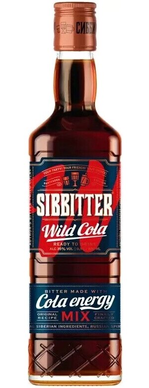 Ликер "Сиббиттер" Уайлд Кола, настойка полусладкая, 0.5 л