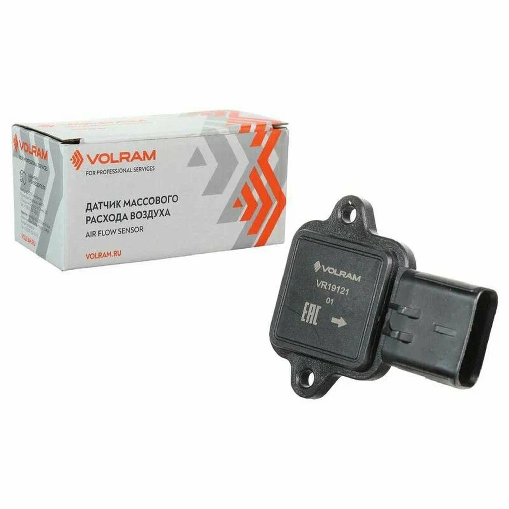 Датчик массового расхода воздуха для а/м ГАЗ газель, бизнес, NEXT A21R22, VOLRAM VR19121