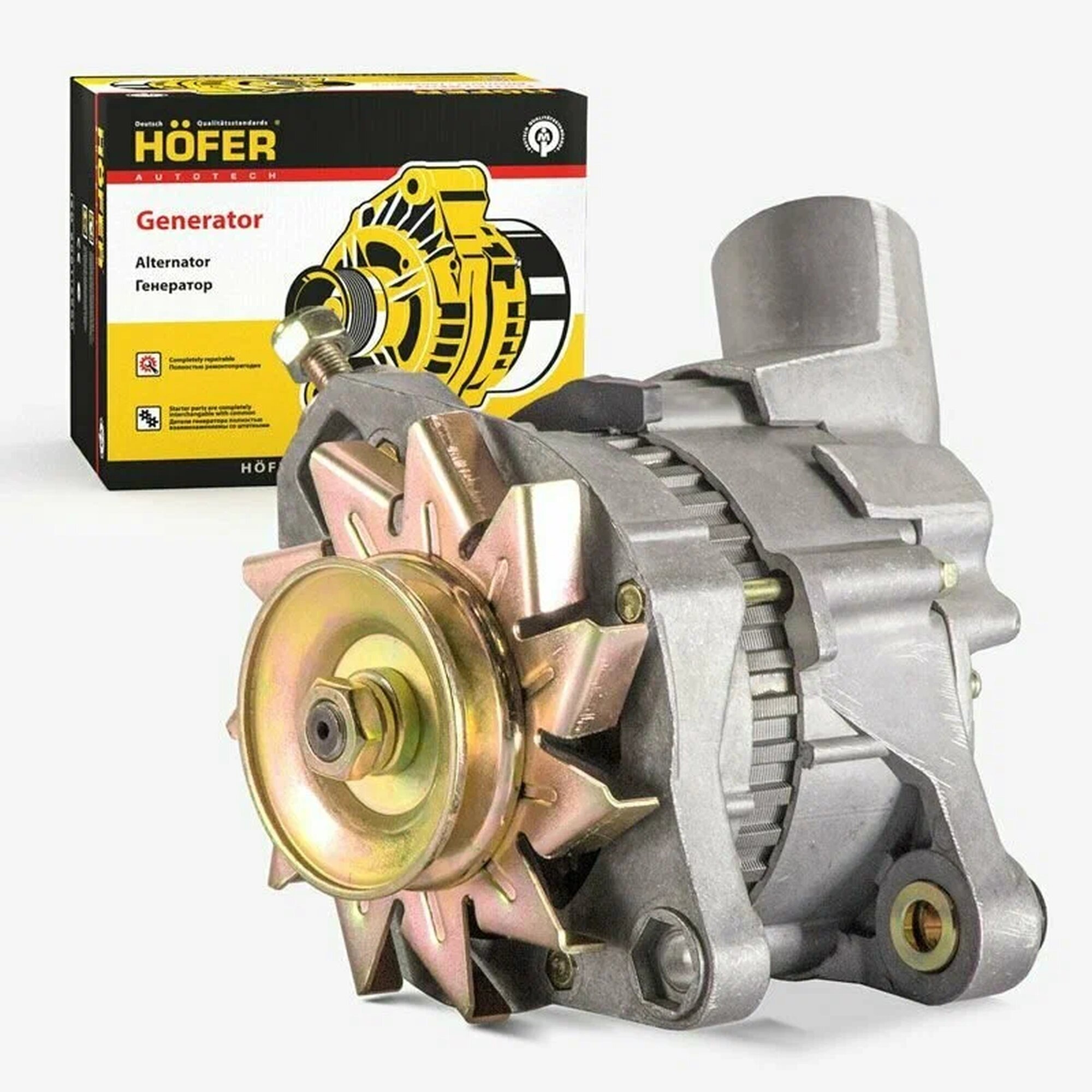 Генератор HOFER HF633617, для ВАЗ 21213, 14 В, 55 А