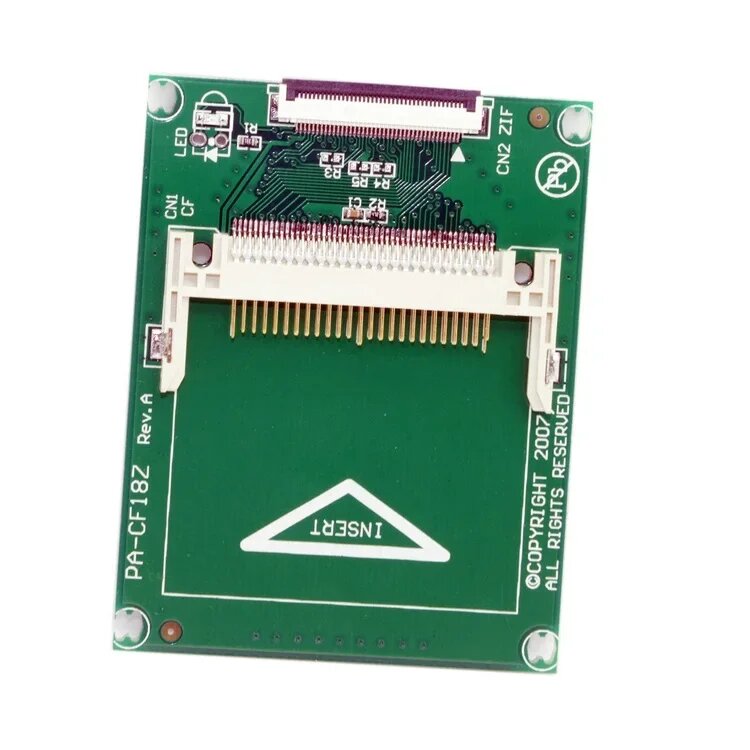 Компактная карта памяти CF с разрешением 1,8 дюйма для адаптера жесткого диска Toshiba Ipod ZIF SSD с 2 кабелями