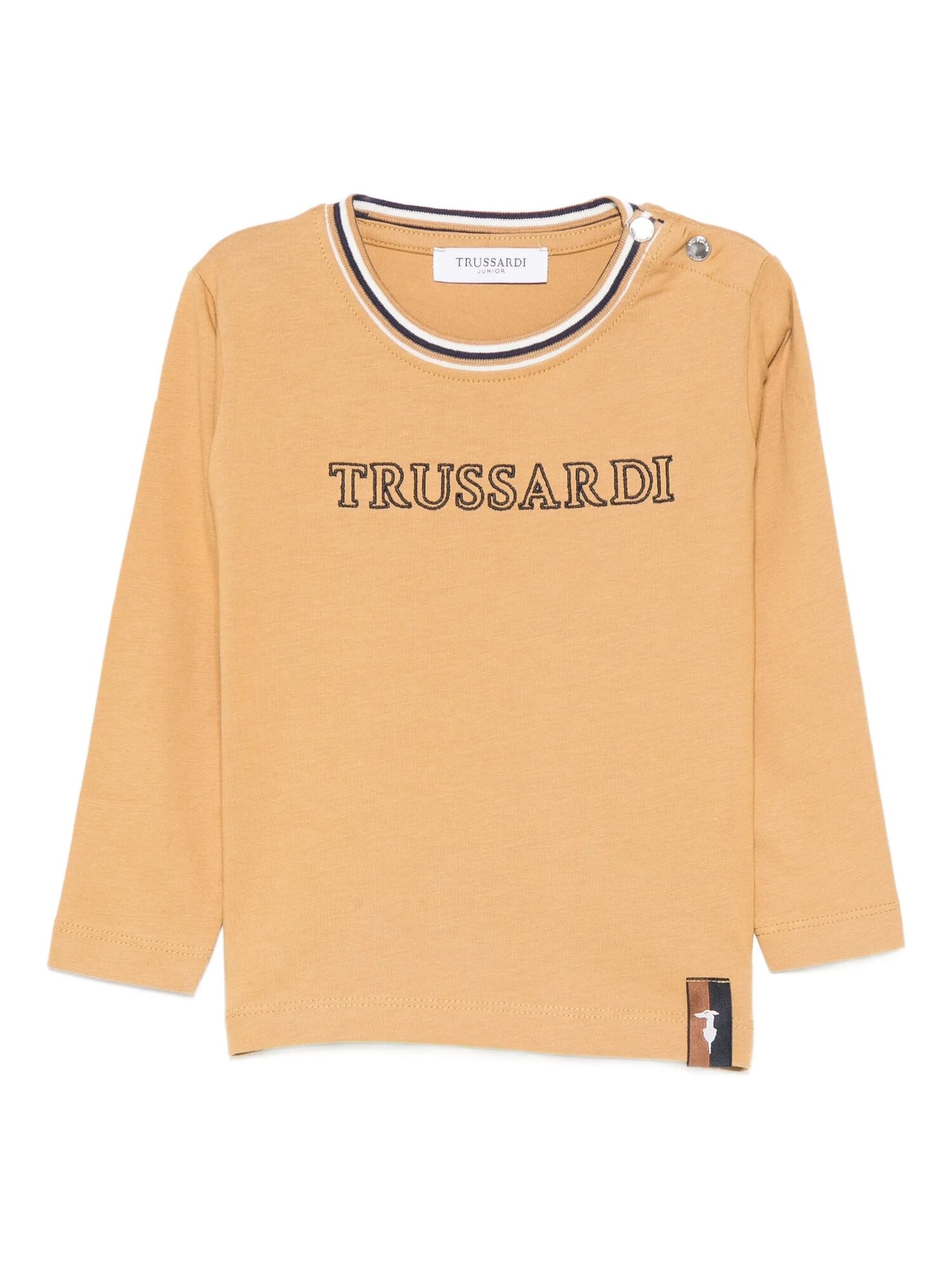 Футболка Logo-embroidered long-sleeve T-shirt