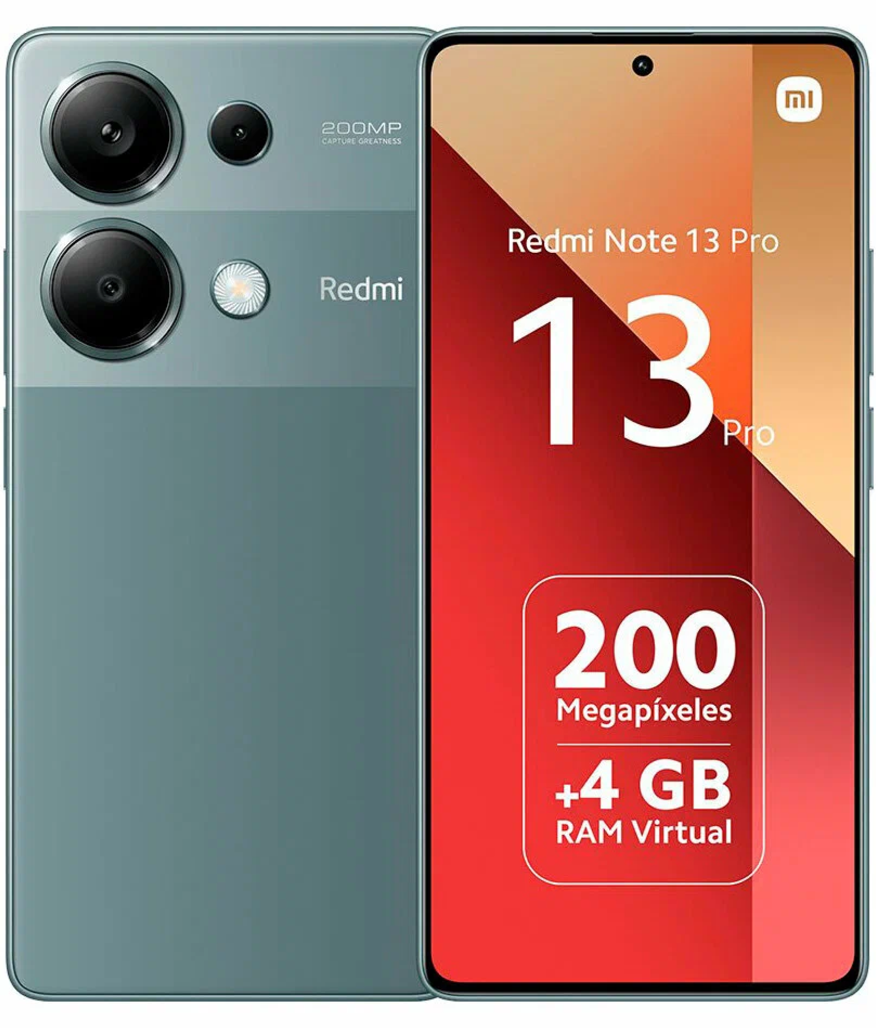 Смартфон Xiaomi Redmi Note 13 Pro 8/128 ГБ RU(EAC), Dual nano SIM, Forest green