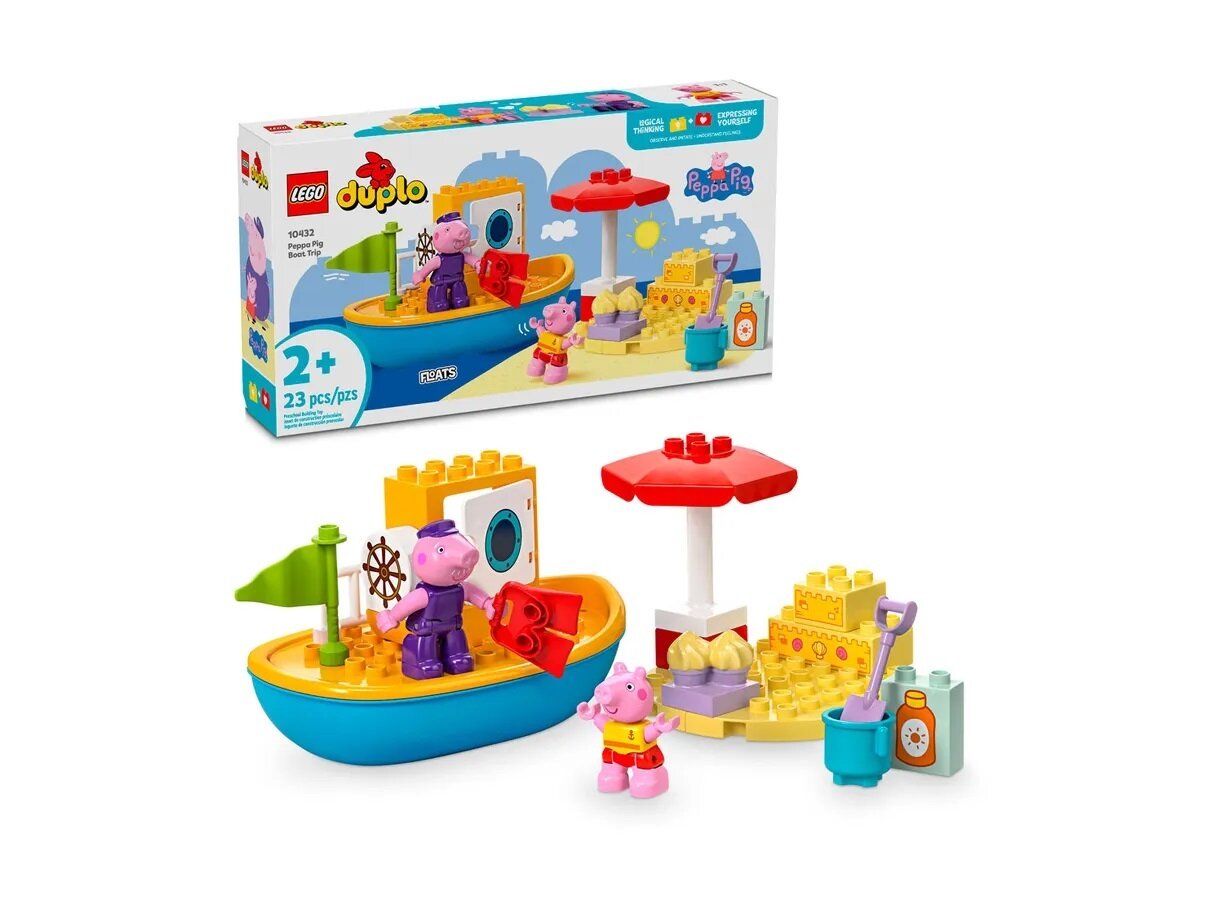 DUPLO LEGO 10432 Конструктор Прогулка на лодке со свинкой Пеппой