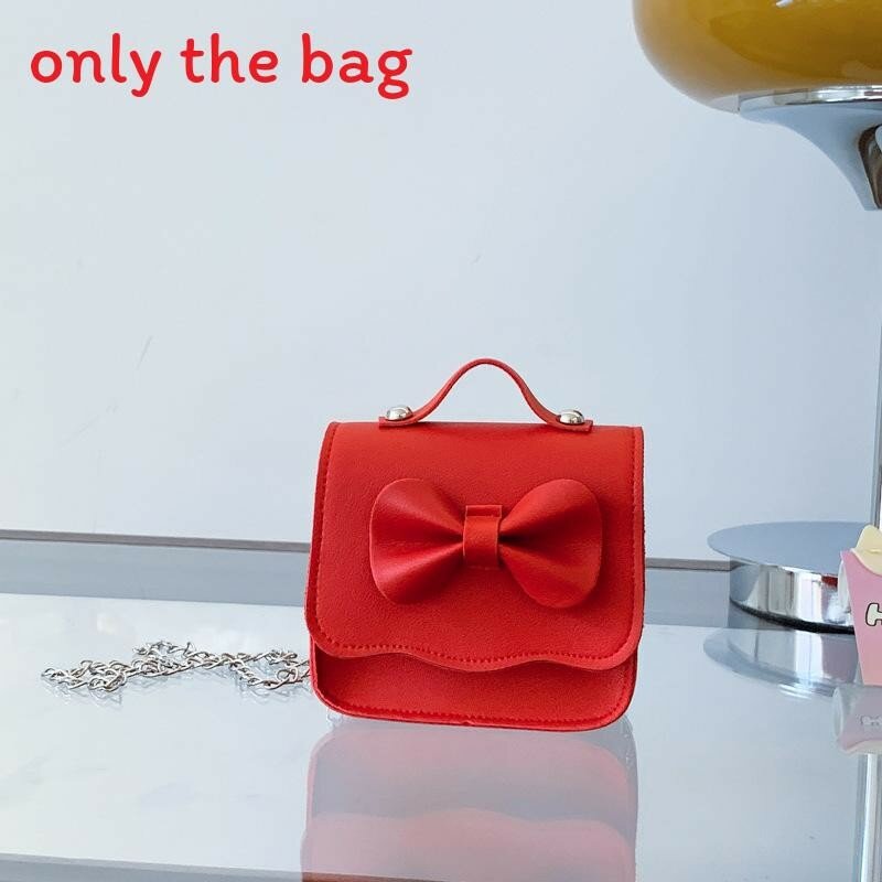 Маленькая принцесса мода бабочка бант девочка мини кроссбоди сумка из пи ю материал для малышей повседневное использование