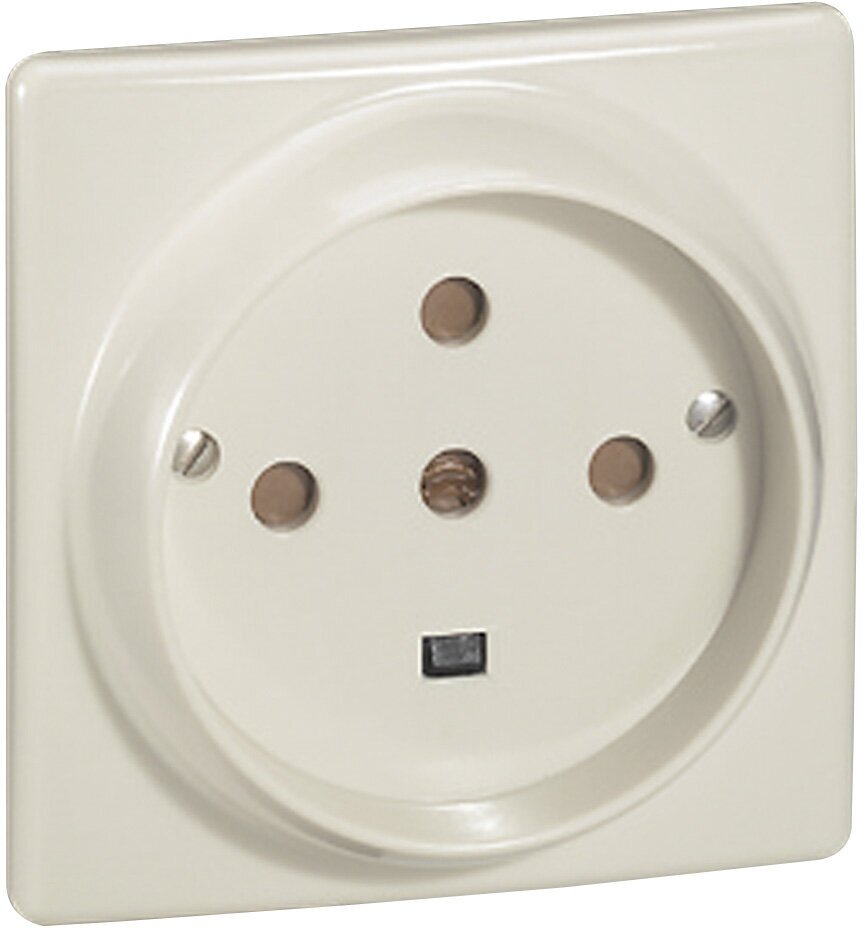 Розетка силовая legrand 055817 на 32А 3К+Н+З со шторками, обрамление 100х100мм