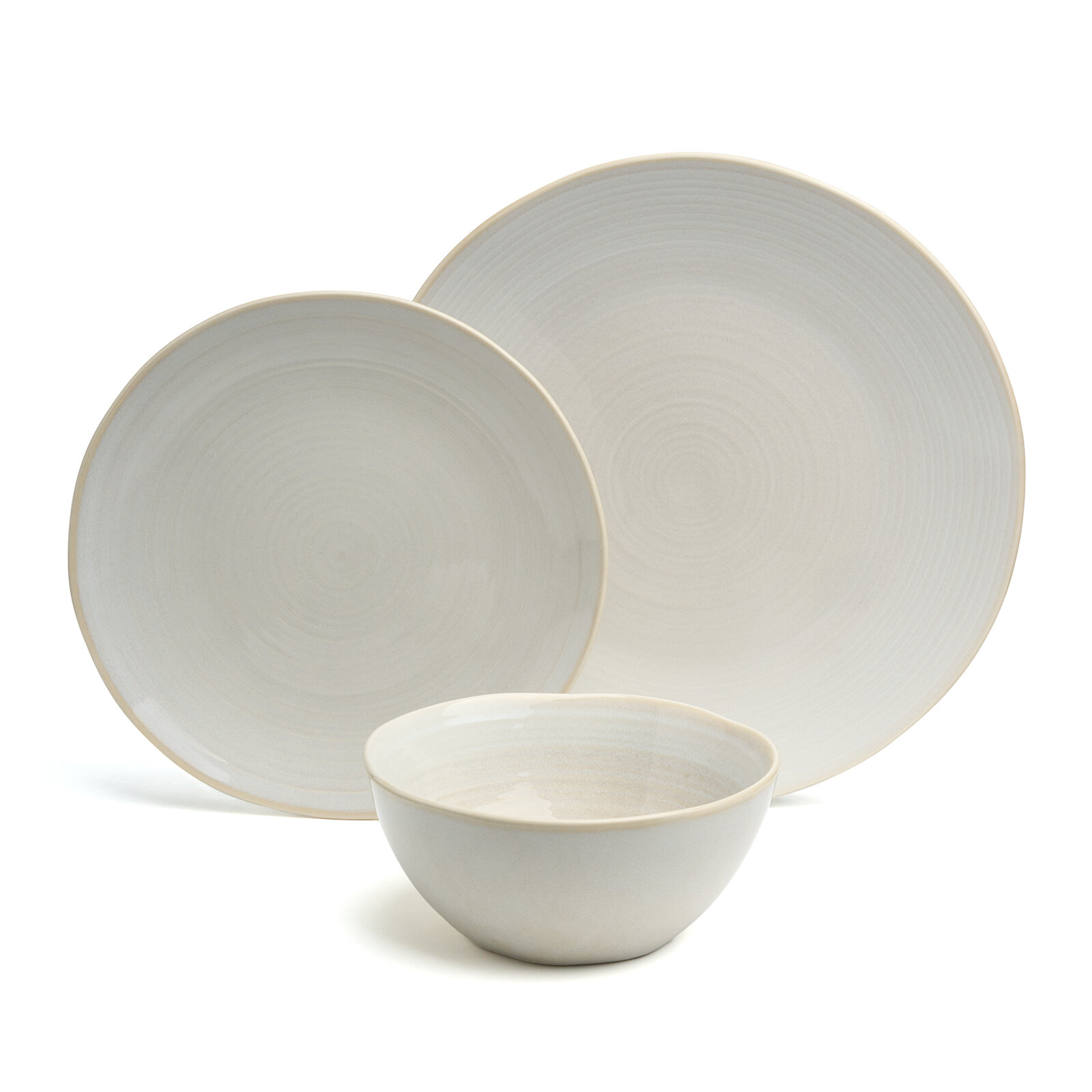 Набор обеденный bronco concept на 4пер. 12 пр. Бежевый KSG-576-1015