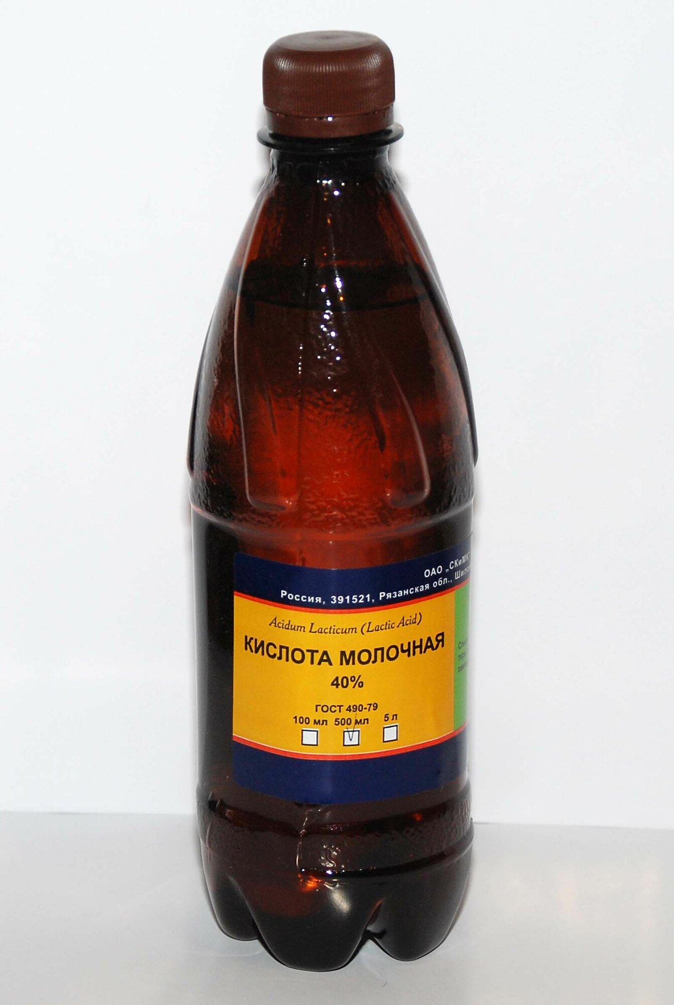 Молочная кислота, фл. 500 мл