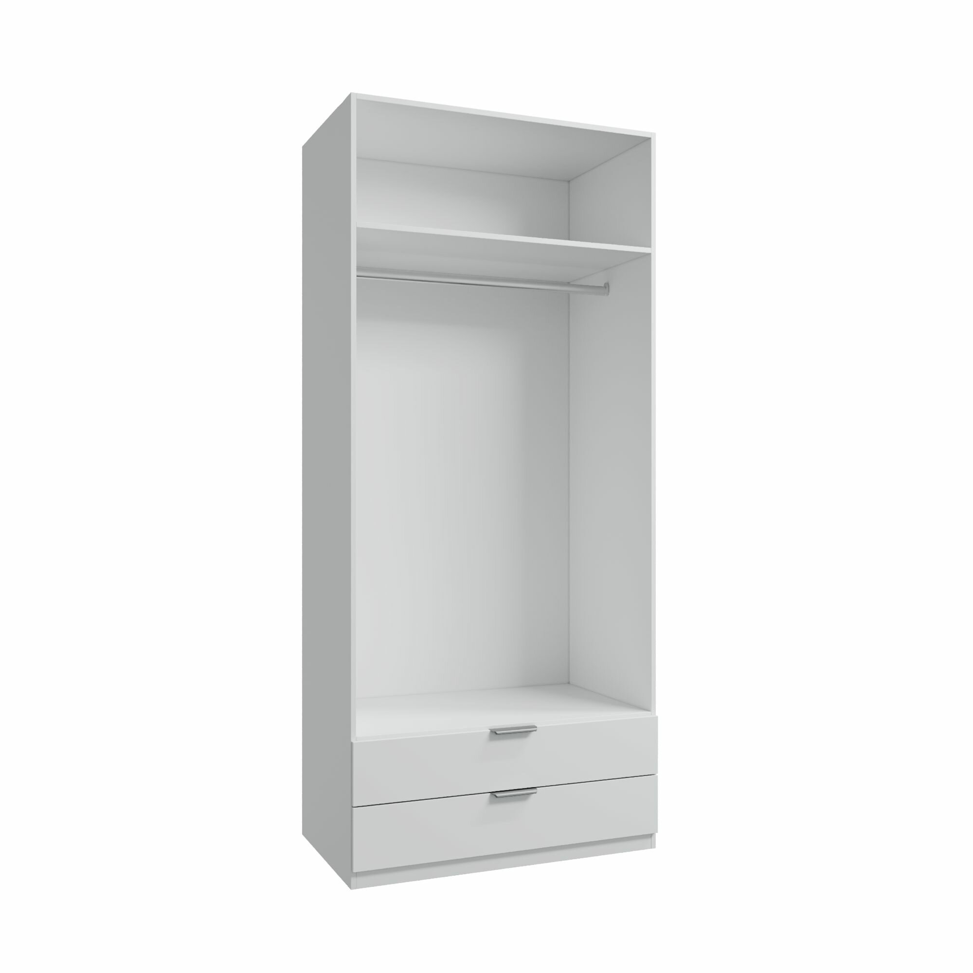 Шкаф для одежды Техас, белый стеллаж