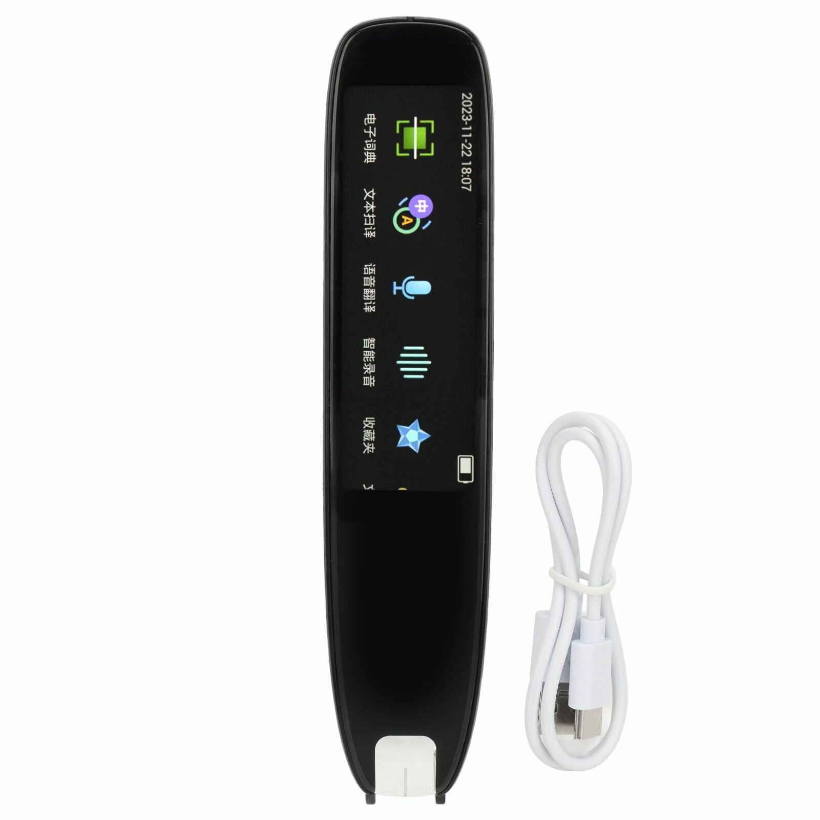 Умная ручка для сканирования и перевода, 2.75 млн слов, офлайн-перевод, 12 языков, HD экран, 16 ч записи