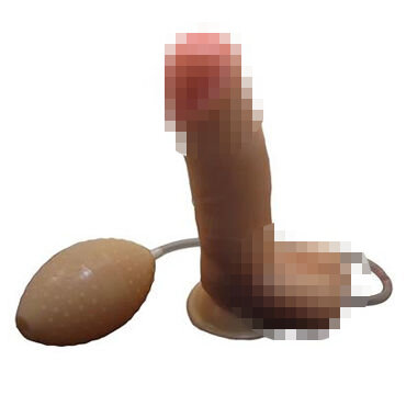 Биоклон Реалистичный фаллоимитатор С грушей для имитации эякуляции