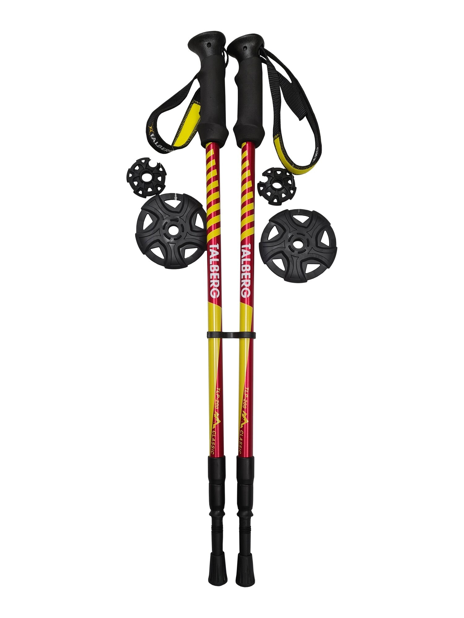 Палки трекинговые Talberg Classic Pole, red