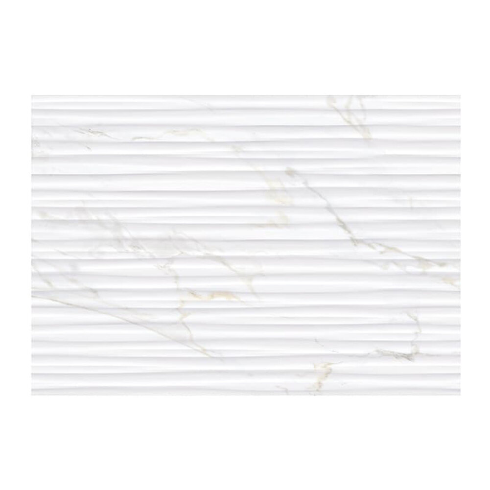 Аксима Честер плитка настенная 280х400х8 мм рельеф (11шт) (1,23 кв. м.) светло-серая