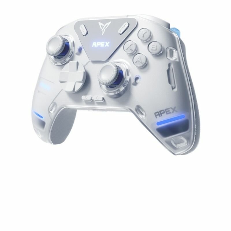 Flydigi APEX 4 Игровой контроллер с обратной связью по силе нажатия, Регулируемый по силе нажатия Джойстик из сплава, полноцветный ЖК-дисплей, Частота отчетов 1000 Гц