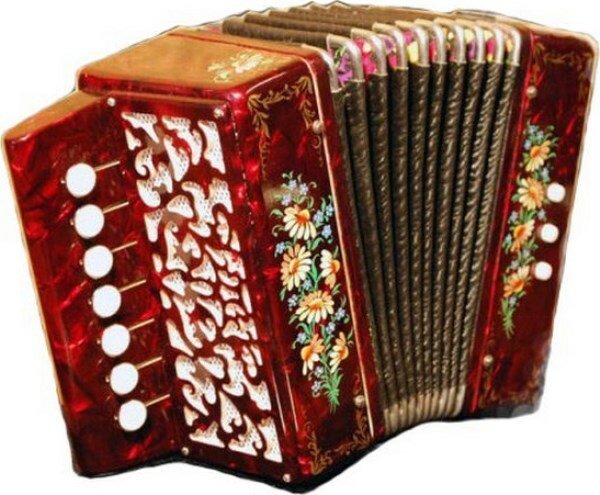 Тульская Гармонь GN-25-RD Гармонь сувенирная "Кроха", красная, 7х3-I