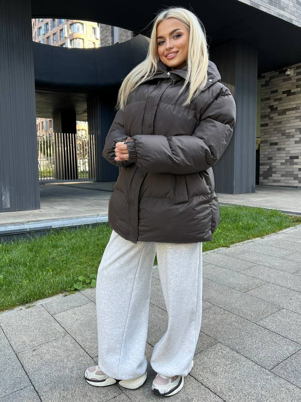 Куртка  демисезонная оверсайз