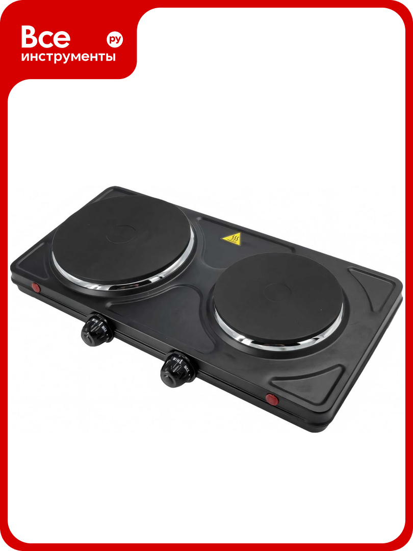 Электрическая плитка MAUNFELD SEHE.232B, чёрный, для каждой конфорки