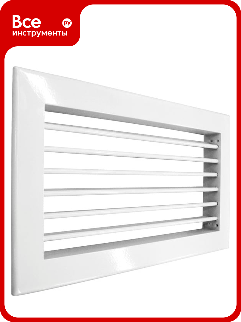 Решетка настенная однорядная 1 WA 300х100 мм Shuft НС-0006923