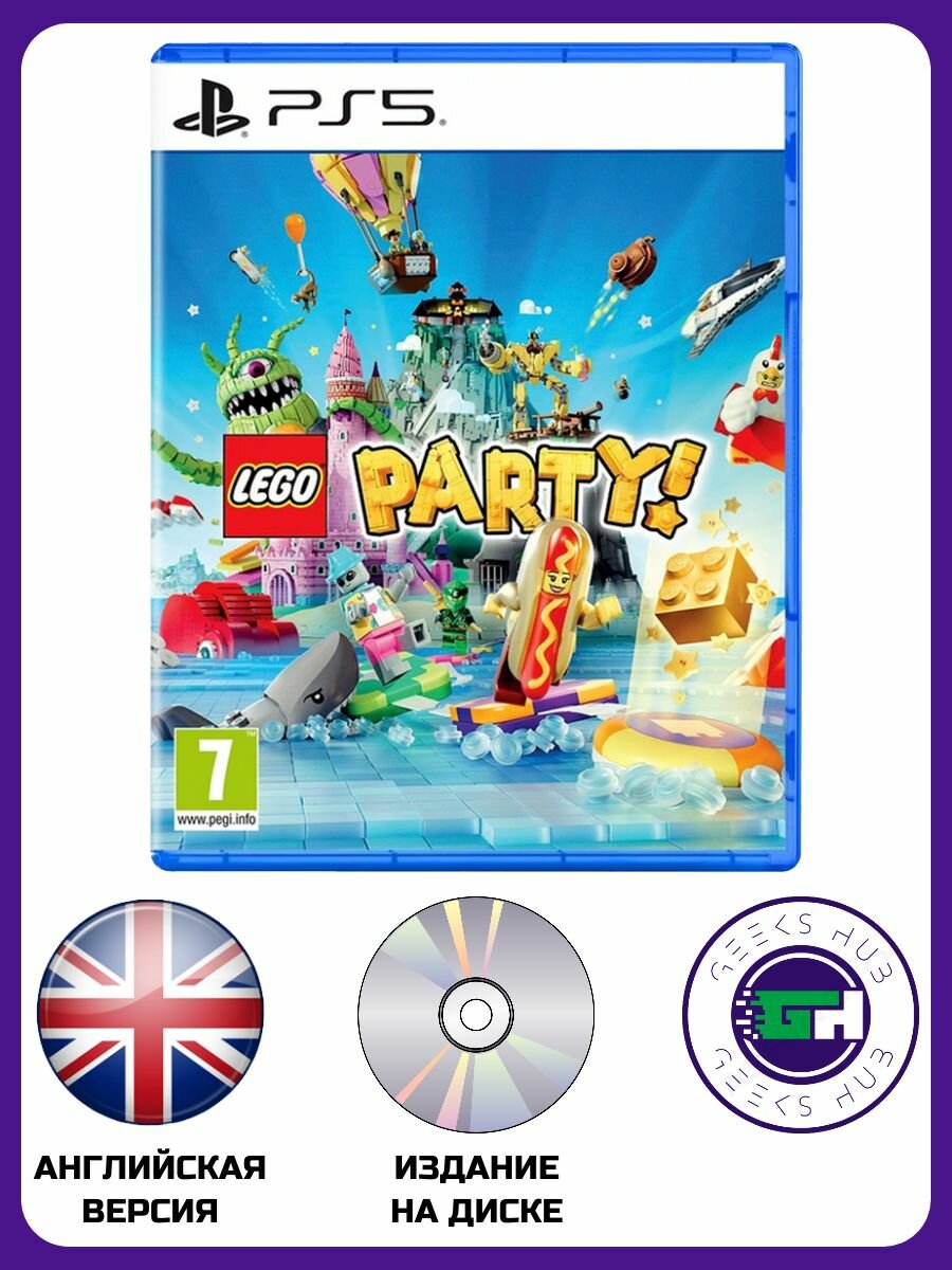 Видеоигра LEGO Party для PlayStation 5, Blu-Ray, английская версия