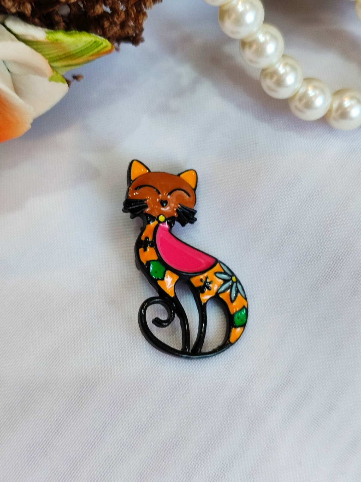 Брошь, эмаль