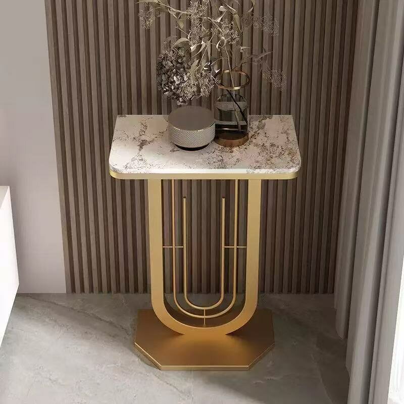 Итальянская кованая мебель для прихожей в современном минималистском стиле, консольная полка, 40x30x75 см