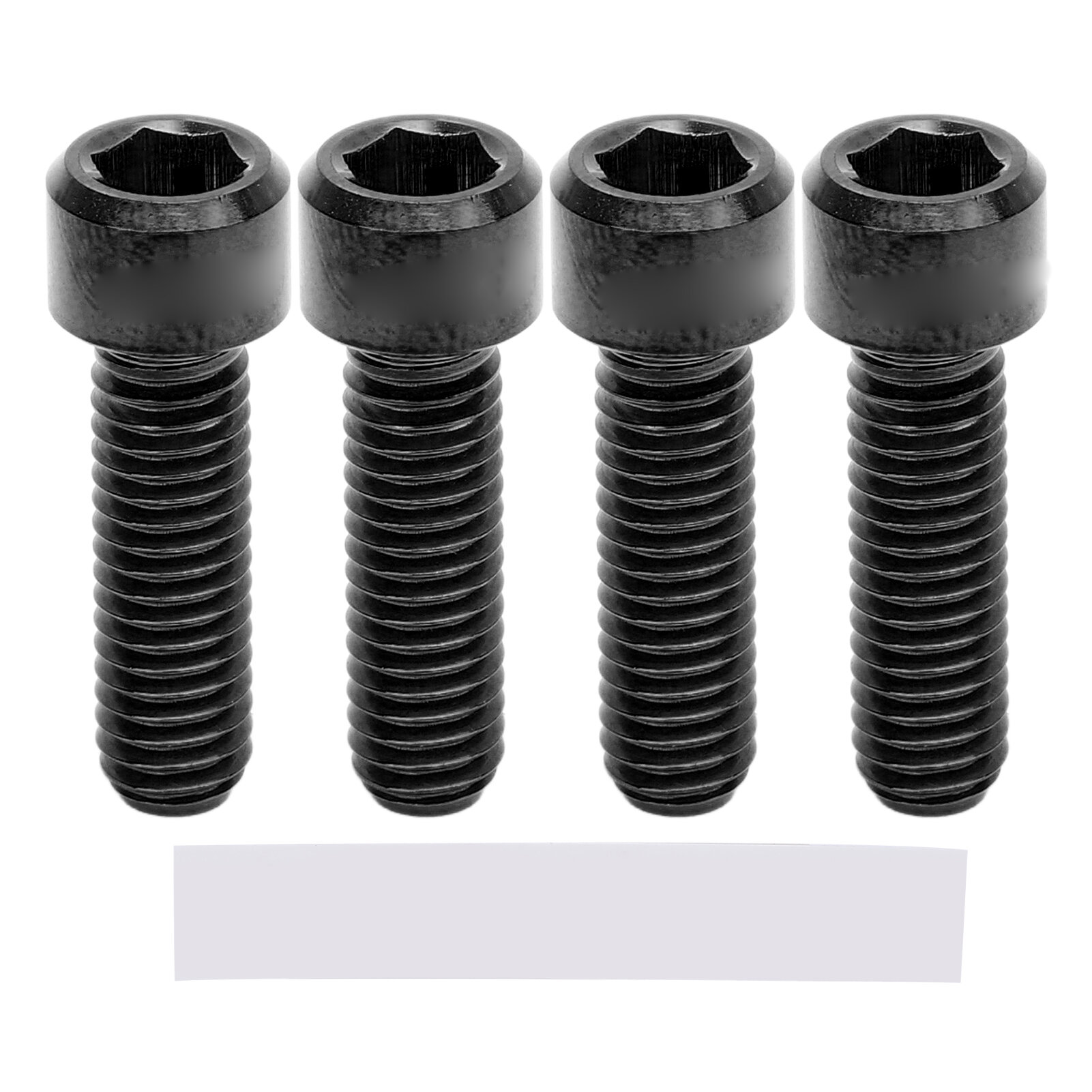 Рискованный горный велосипед M6x20mm из черного титанового сплава с зажимом для дискового тормоза крепежные винты 4шт