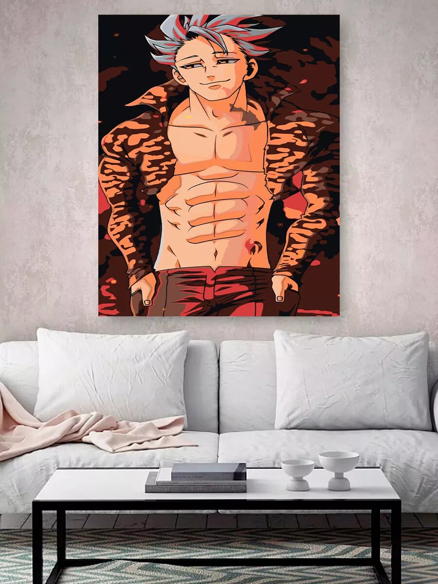 Картина по номерам Аниме