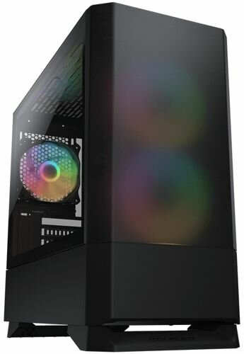 Компьютерный корпус Cougar MG140 RGB (385JM80.0003) черный - Mini-Tower, Micro-ATX, Mini-ITX, USB 2.0 Type-A, USB 3.2 Gen1 Type-A