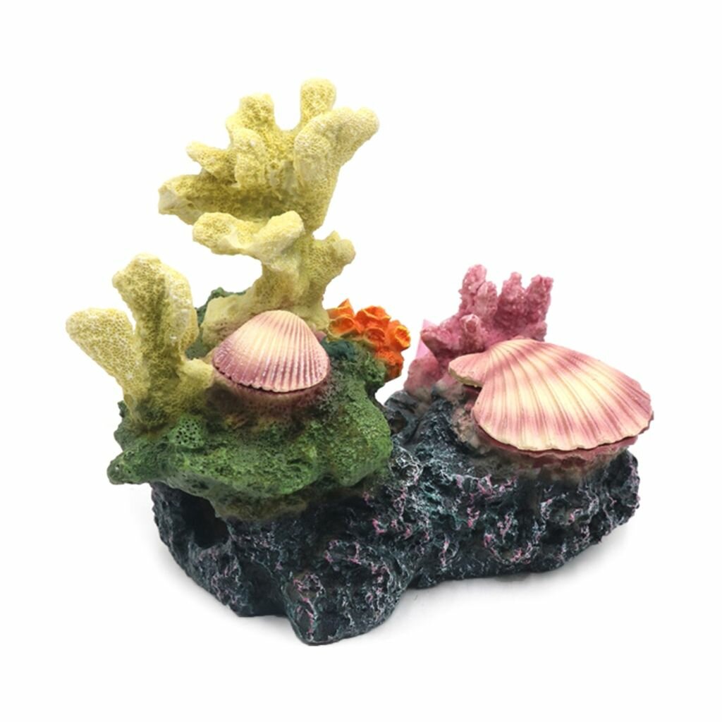 Красочные коралловые рифы из смолы, имитация бонсай, поделки, пейзаж для аквариумов, декоры в стиле рокворк