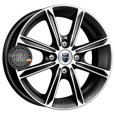 Диск автомобильный литой K&K Флэш (КС710) 13x5 4x98 et35 dia58.5 Алмаз черный