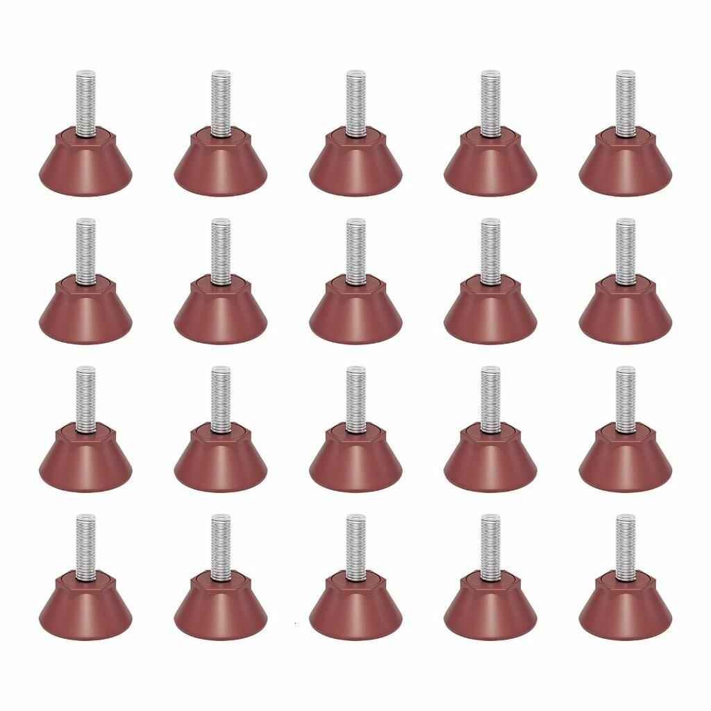 Уголок мебельный,20 штук, бесшумная и износостойкая подставка для ног регулировки мебели-№ 7