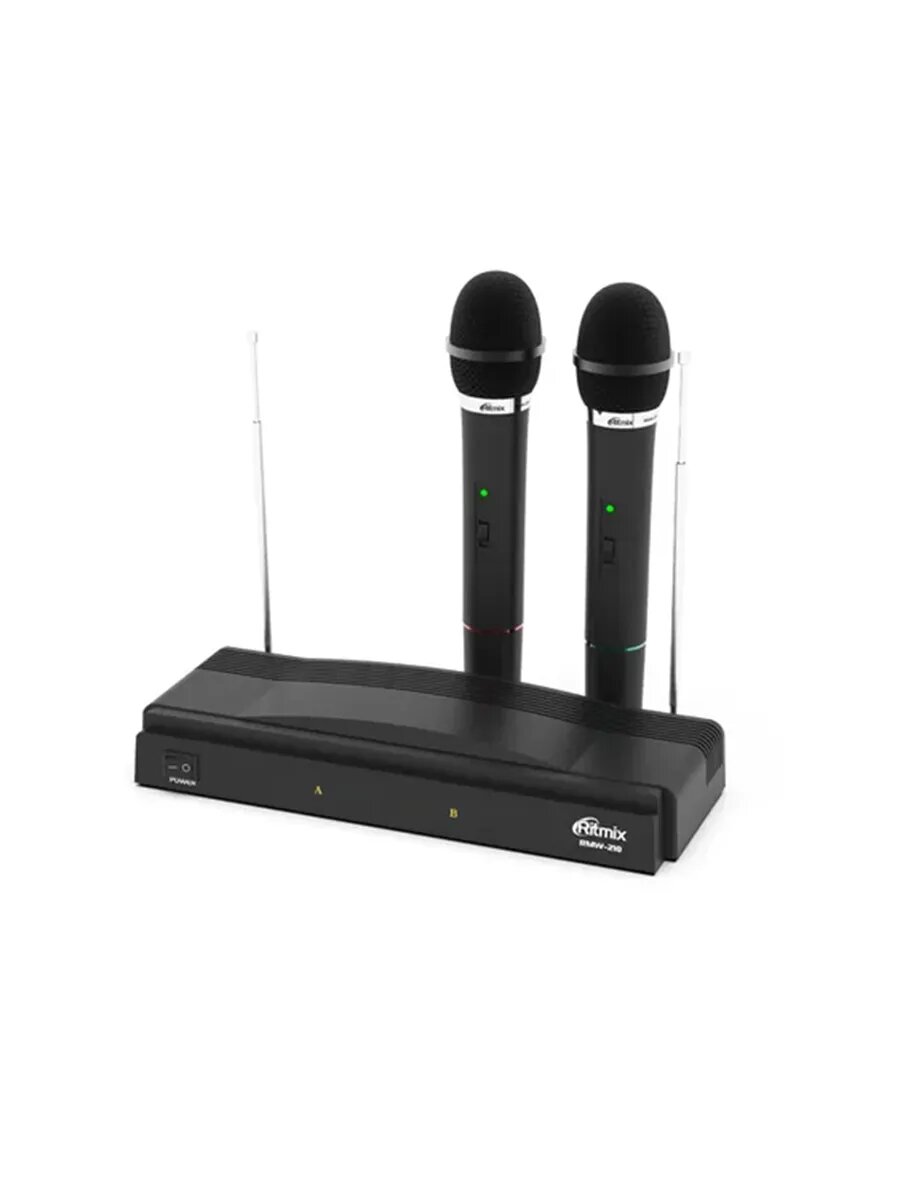 Комплект беспроводных микрофонов RWM-220 черный (2 шт.)