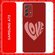 Чехол на Samsung Galaxy A73 / Самсунг Галакси А73 с принтом "Love heart 1 - 14 ф...