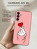 Чехол на Samsung Galaxy A25 5G / Самсунг Галакси A25 5G с принтом "Милое сердечк...