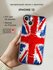 Чехол на Apple iPhone 13 / Айфон 13 с принтом "Флаг Великобритании 2"