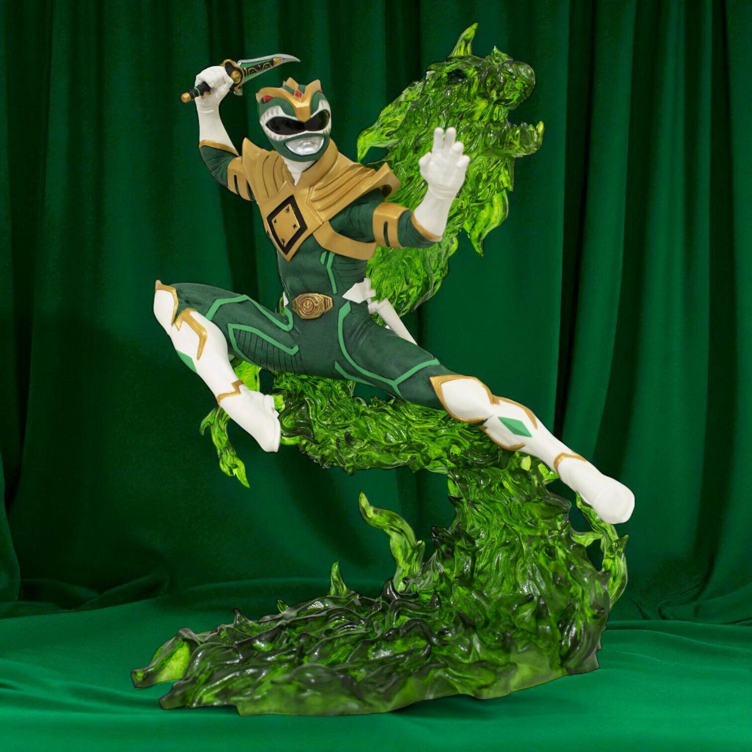 Фигурка коллекционная Зеленый Рейнджер "Могучие Рейнджеры" от Diamond Select