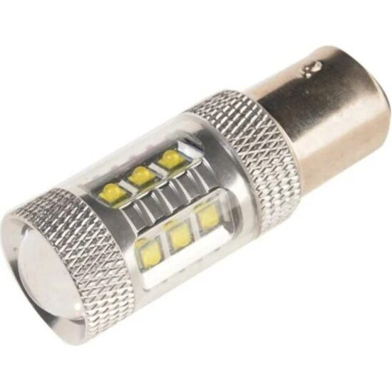 Лампа автомобильная Megapower 16 SMD Watts Cree White P21/5W 21/5W BAY15d 6000K 1280лм 12V, 1шт, M-57304W