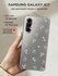 Чехол на Samsung Galaxy A17 / Самсунг А17 с принтом "Розы и ленточки", прозрачны...