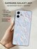 Чехол на Samsung Galaxy A07 / Самсунг А07 с принтом "Сиреневый мрамор"